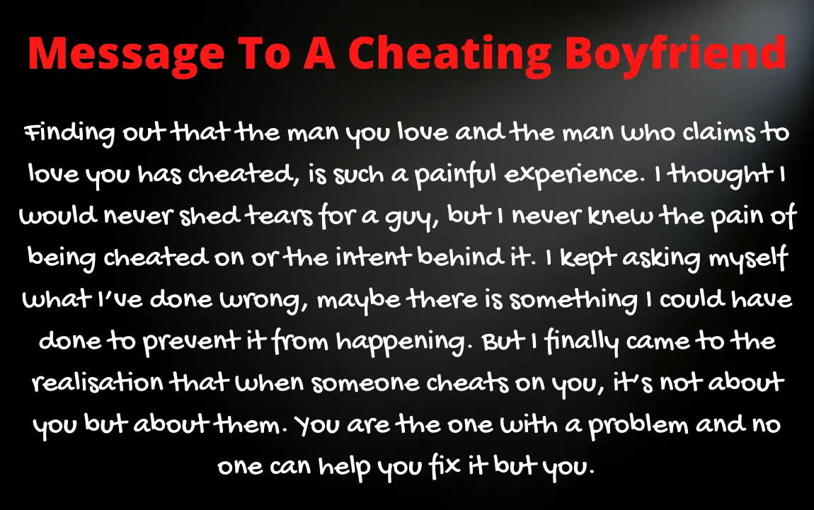 10 Smart Ways To Deal With A Cheating Boyfriend That You Love - PROVOKE