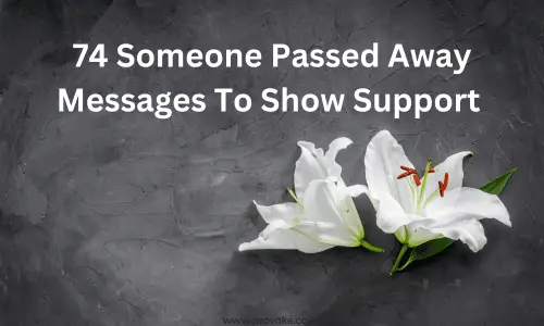 74 Sympathy Someone Passed Away Message To Show Support - PROVOKE